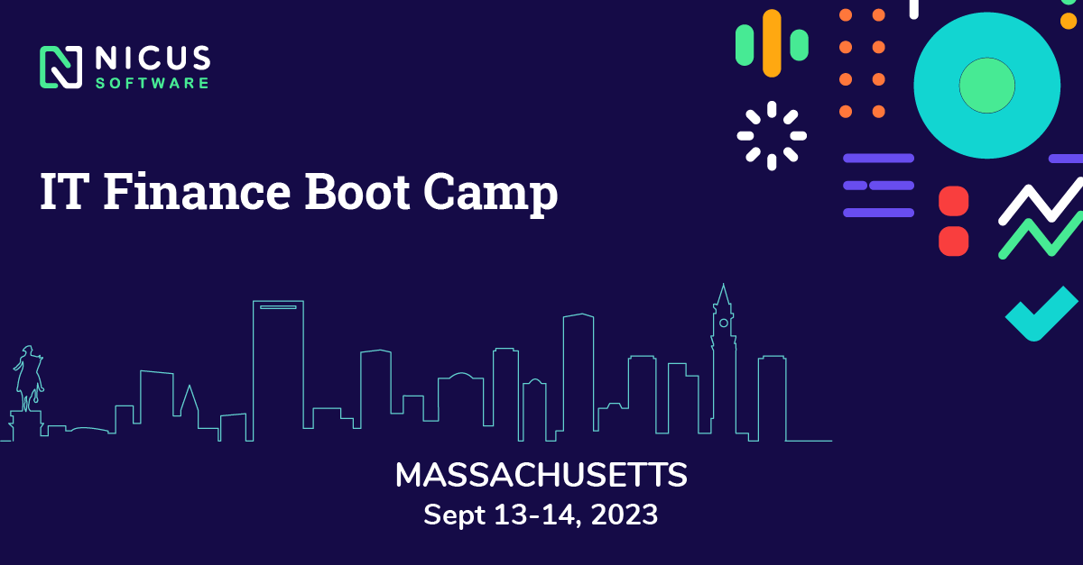 Don't Miss 2-Day IT Finance Boot Camp | Nicus Software