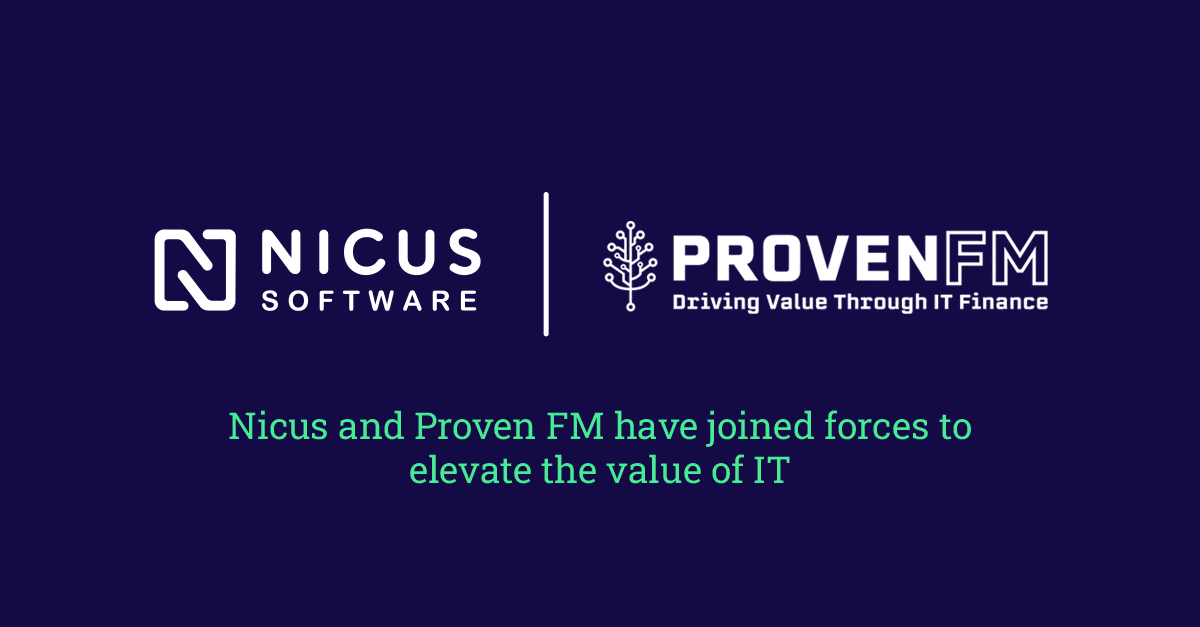 Nicus Acquires Proven FM: What It Means for IT Finance Leaders | Nicus Software