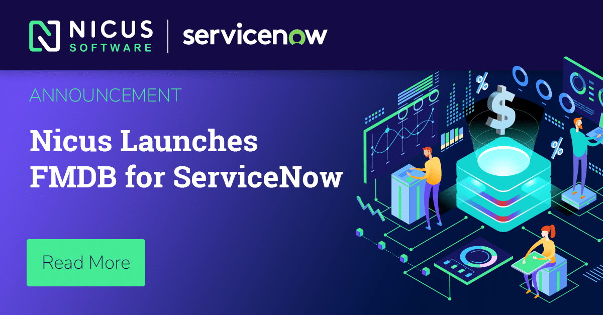 Nicus Launches FMDB for ServiceNow, Bringing Financial Clarity to Technology Business Decisions ...